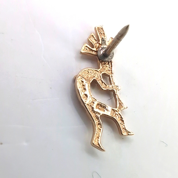Jewelry | 1k Black Hills Gold Kokopelli Lapel Pin Southwestern Western ...